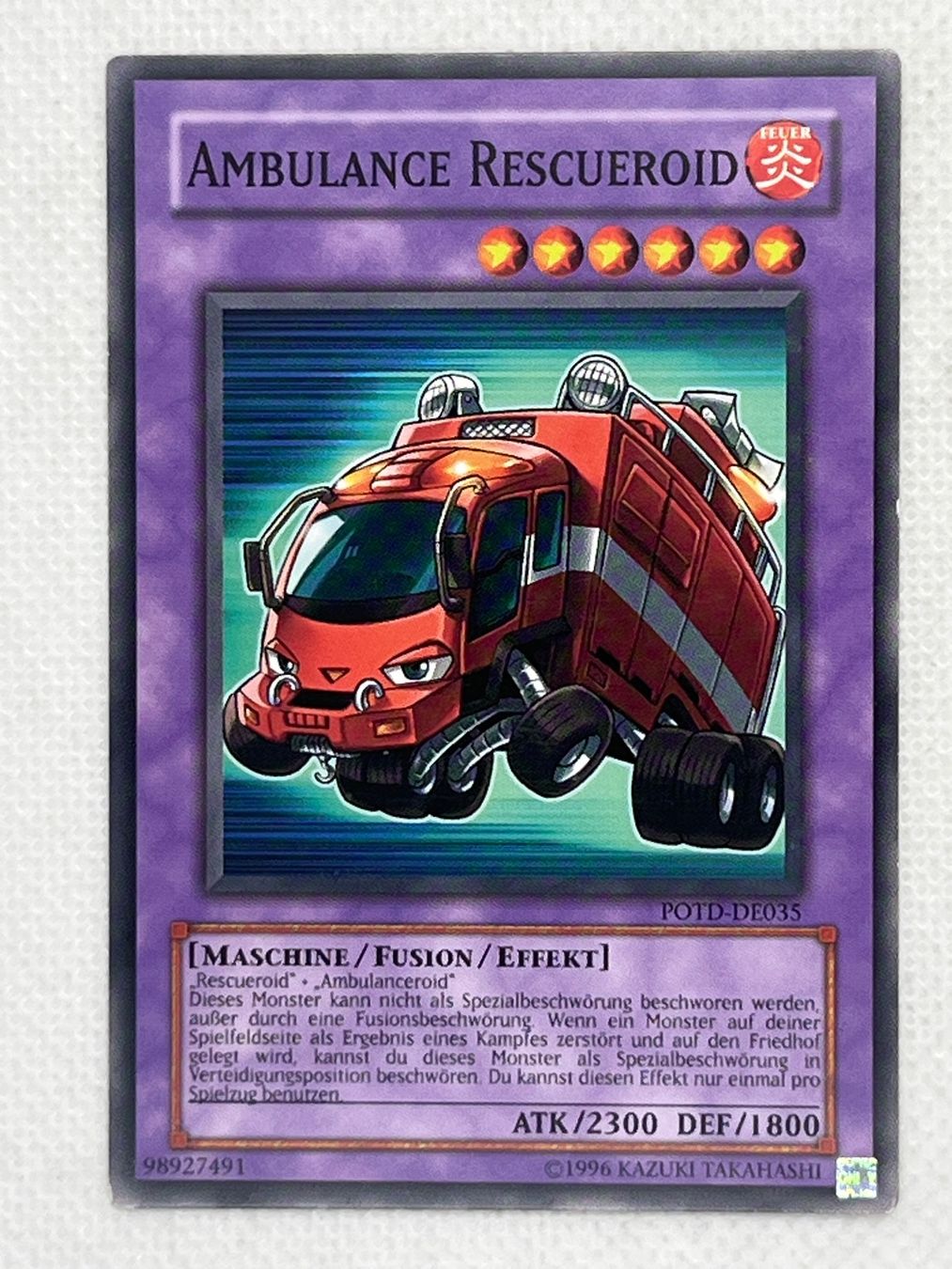 Yu-Gi-Oh! Karte: Ambulance Rescueroid - Top Zustand! (Gebraucht) in ...