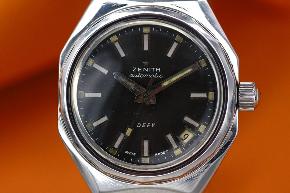 Zenith Defy from the 70s Brown patinated dial ref 1808 68 | Kaufen auf ...