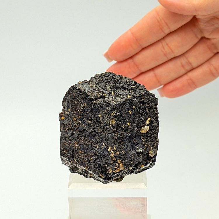 ENORME MELANIT, SCHWARZER GRANAT, GROßER Kristall, Mali (Neu (gemäss ...