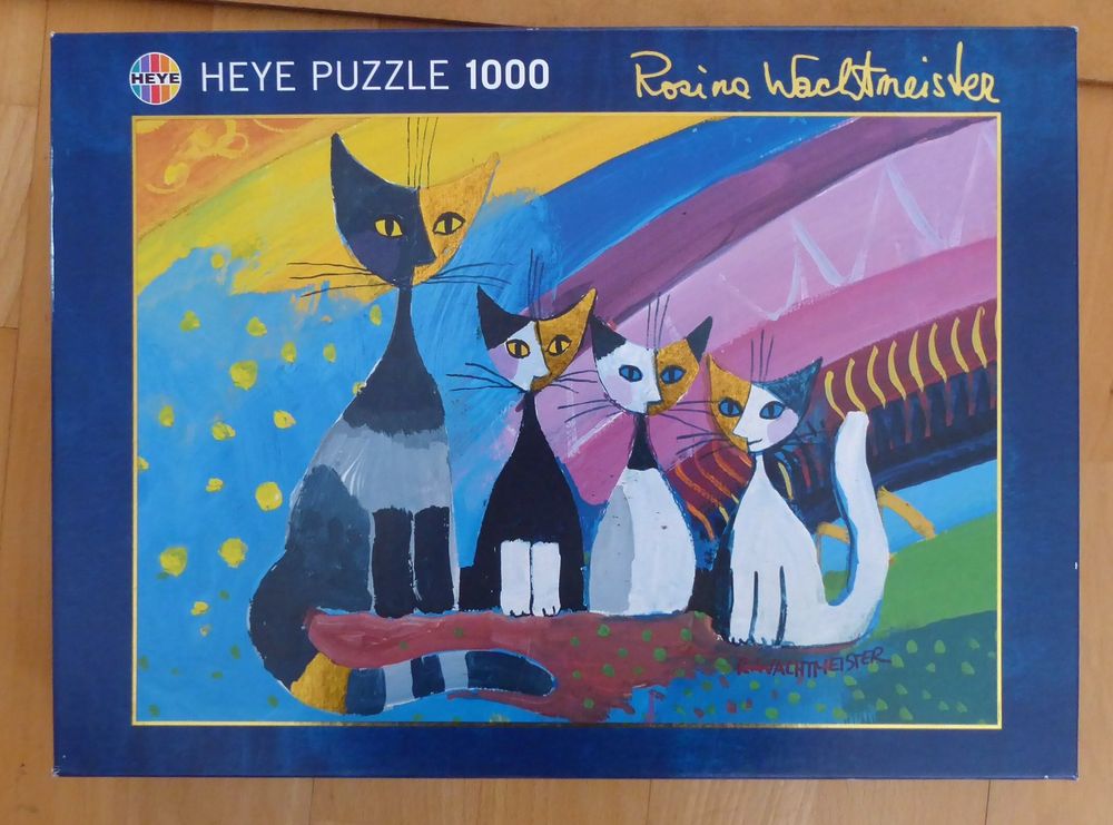 HEYE Puzzle 1000 - Rosina Wachtmeister - Katzen-Puzzle | Kaufen auf Ricardo