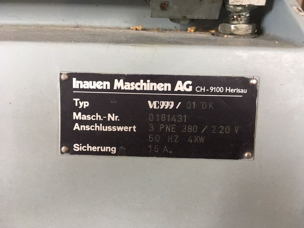 VC999 Vacuum Maschine (Gebraucht) in Aeschiried für CHF 1340 – mit ...
