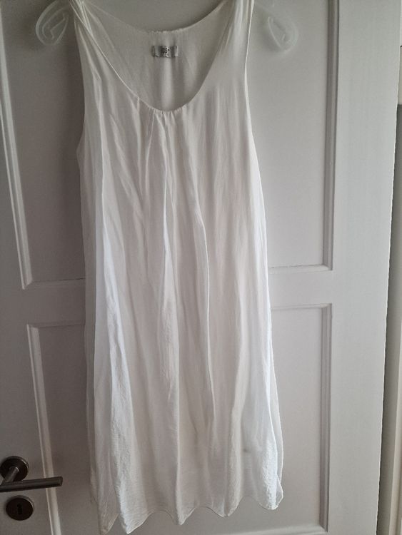 Weisses Sommerkleid Gr. 40 Viscose , locker fallend (Gebraucht) in ...