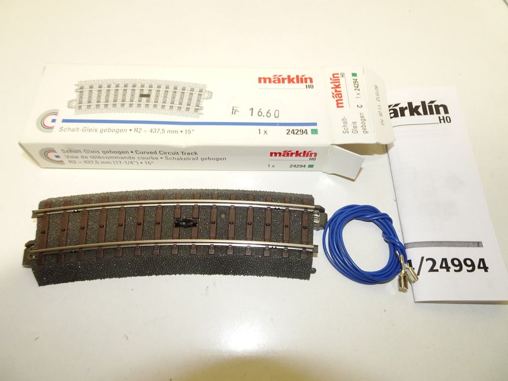 Märklin C-Gleis Schiene Schaltgleis HO 24294 | Kaufen auf Ricardo