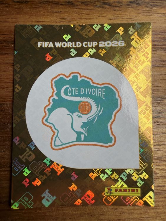 Côte d’Ivoire CIV 1 Panini FIFA World Cup 2026 (Neuf avec emballage d ...