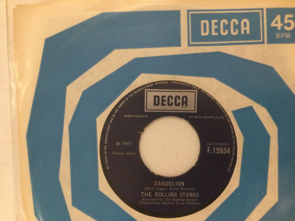 Rolling Stones Single - Dandelion/We Love You (Gebraucht) in Gutenswil ...