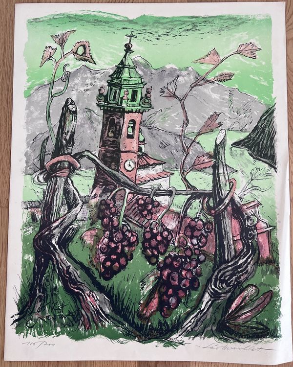 Leo Maillet Lithografie handsigniert nummeriert | Kaufen auf Ricardo