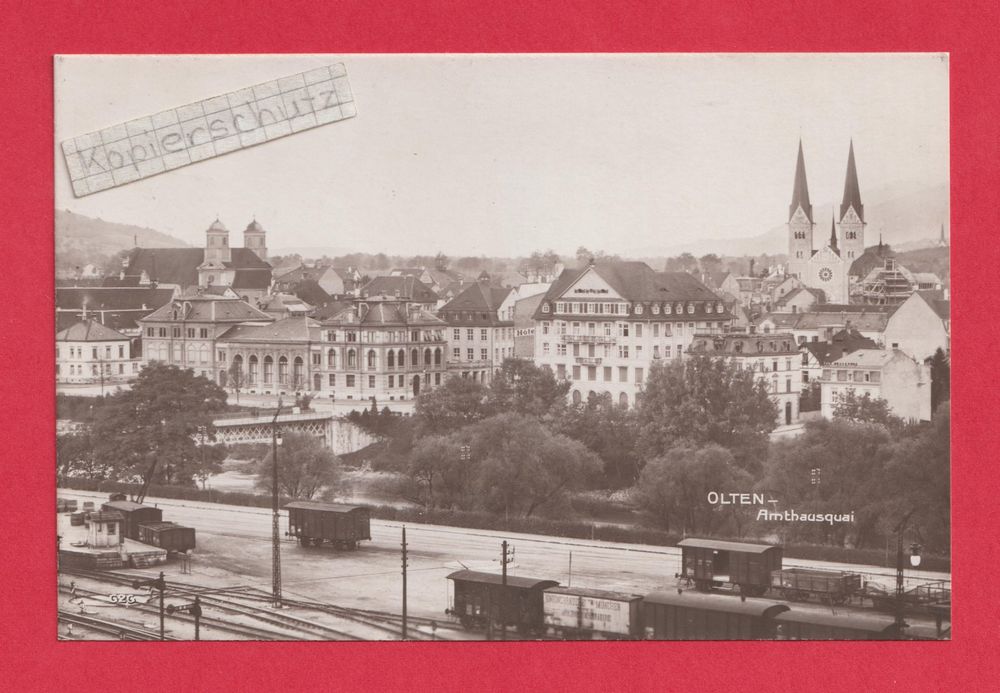 Olten (SO) Amthausquai Foto-AK (Bahn-Rollmaterial) (Gebraucht) in Zürich für CHF 25 – mit ...