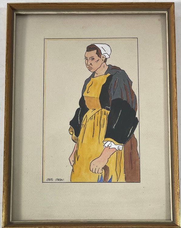 Karl Krebs (1880-1914) Gouache (Gebraucht) in Root für CHF 10 – mit Lieferung auf Ricardo kaufen
