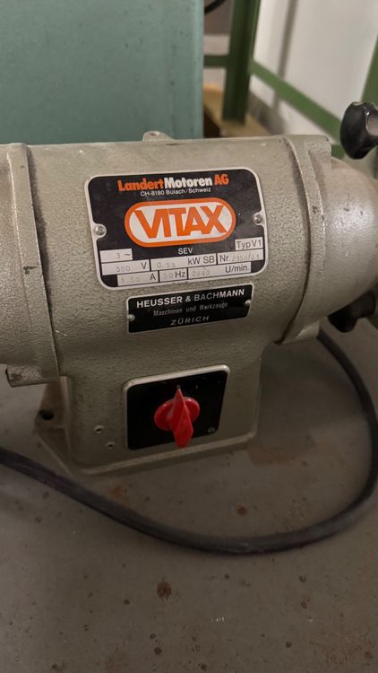 Vitax Schleifmaschine Typ V1 (Gebraucht) in Schlieren für CHF 150 – nur ...