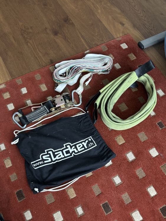 Slackline-Set Slacker inkl. Zubehör von slacker.ch (Gebraucht) in ...