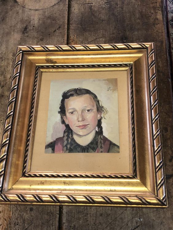 Monogrammist Mädchenportrait | Kaufen auf Ricardo