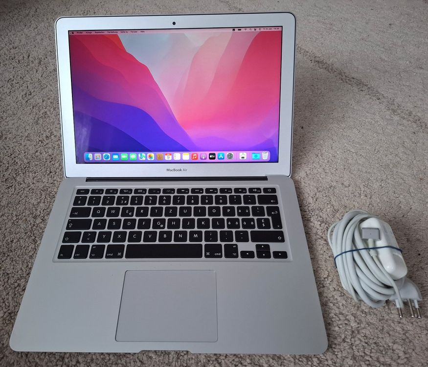 MacBook Air 13 A1466 MC2925 i5-SSD macOS Monterey (Gebraucht) in MAGDEN ...