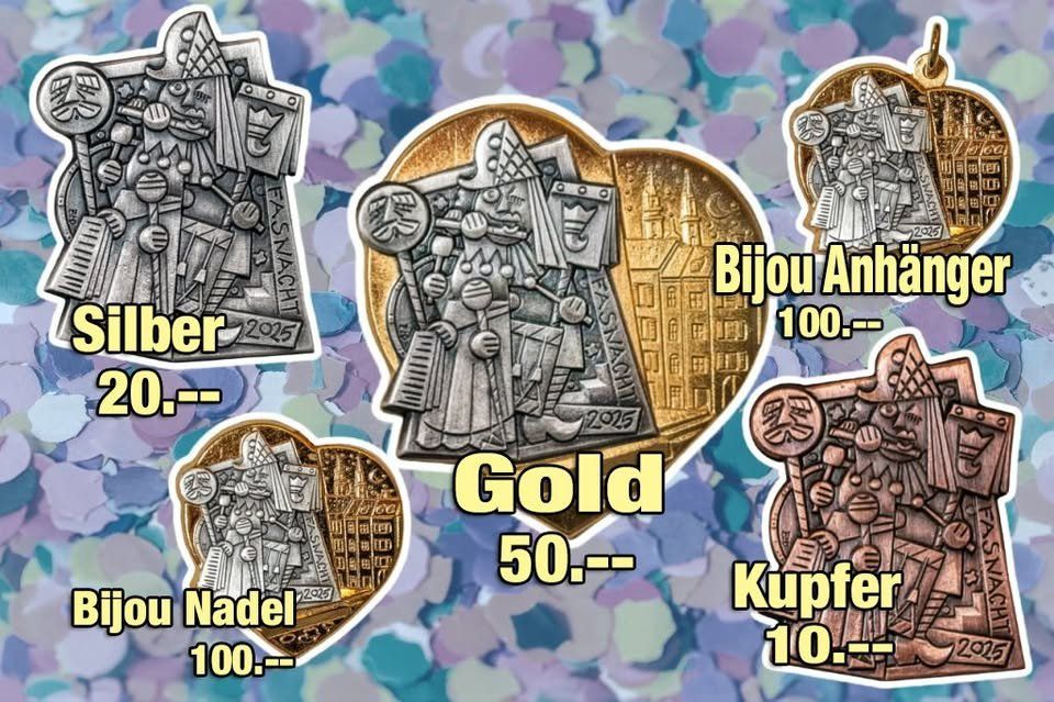 Basler Fasnacht Plaketten 2025 Syg wie de wotsch (Neu und originalverpackt) in Allschwil für CHF ...