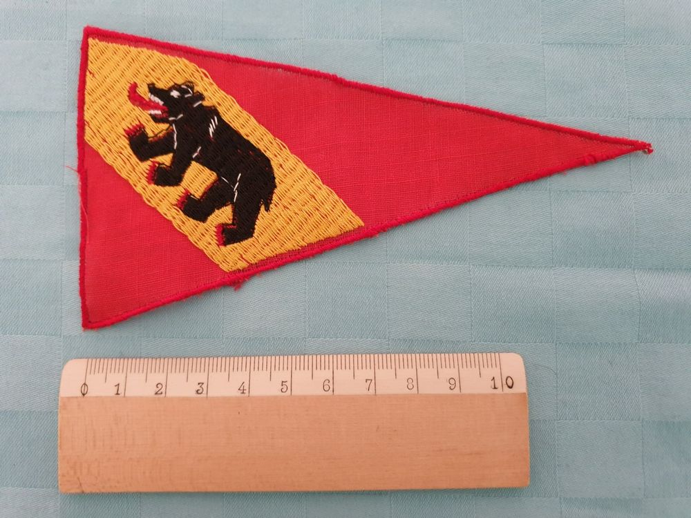 Vintage Wimpel Wappen Kanton Bern St.Galler Stickerei (Gebraucht) in ...