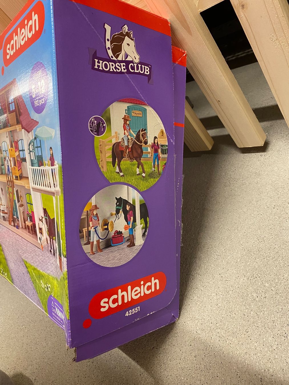 Schleich Horse Club Reiterhof Haus 42551, komplett, Top! (Neu und ...