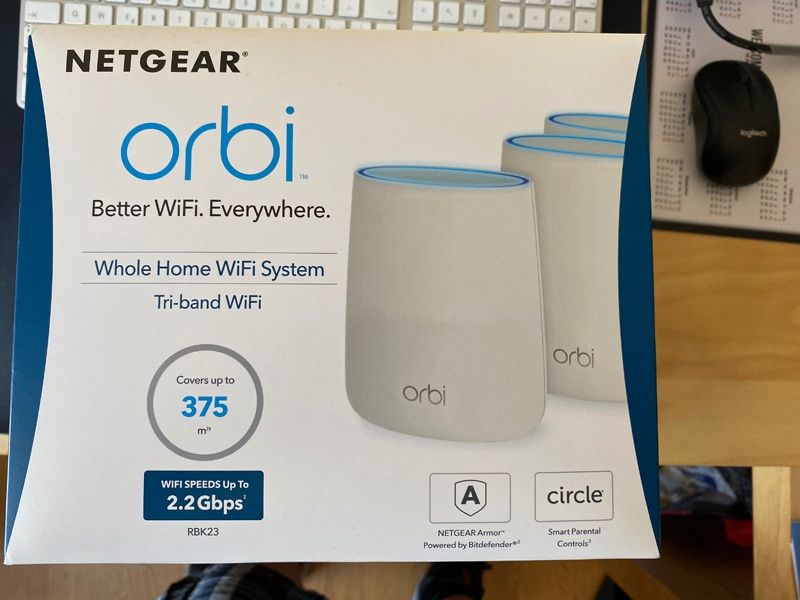 Netgear ORBI RBK23-100PES Router/Repeater Set (Gebraucht) in ...