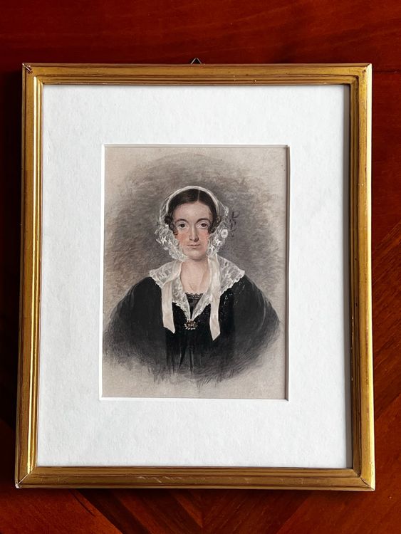 Unbek. Meister: zartes Portrait einer jungen Frau, 19. Jh (Gebraucht ...