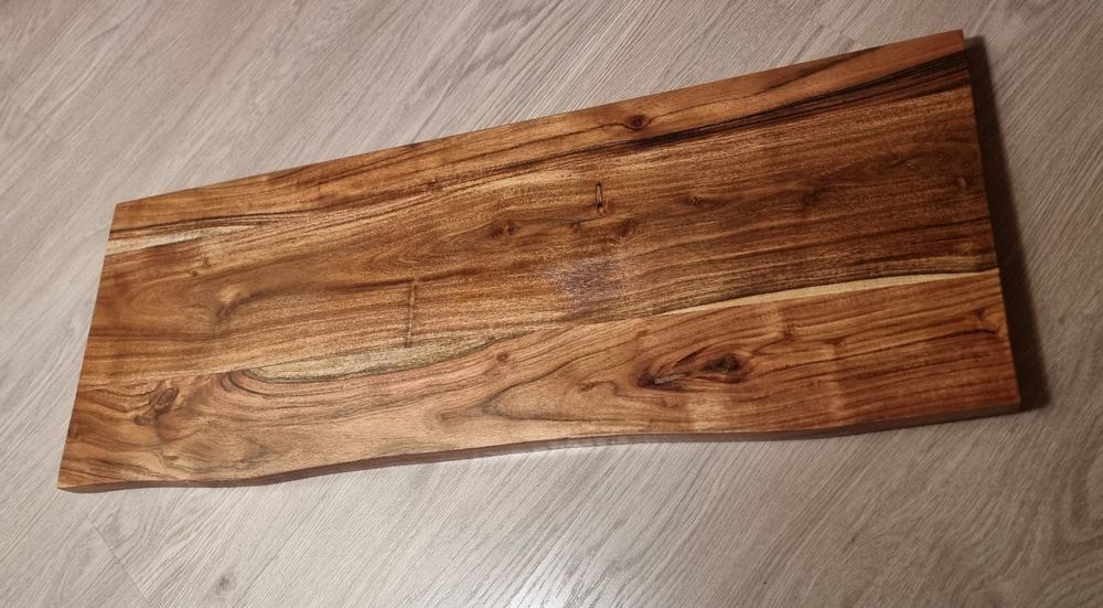 Akazienholz Baumkante Wandregal Tablar Holzbrett 80 x 30 (Neu und ...