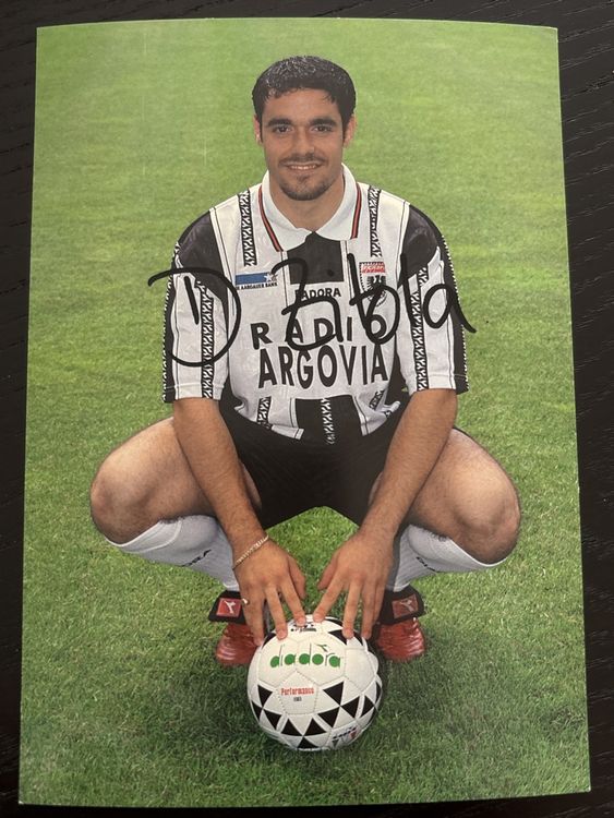 Davide Zitola signierte Autogrammkarte FCA Aarau (Gebraucht) in Uetendorf für CHF 5 – mit ...
