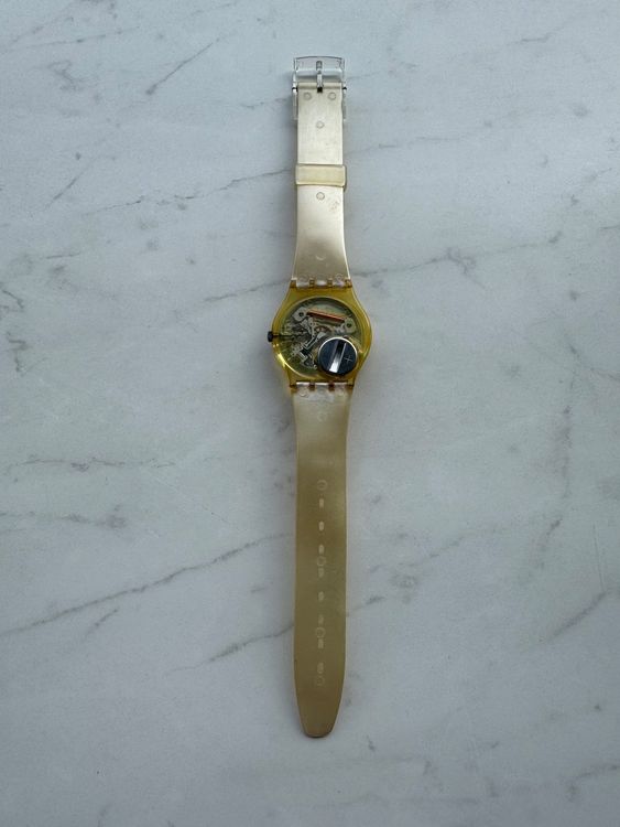 SWATCH *STREAM *Gent *GK146* *RESTYLED GOLD ARMBAND *1992 | Kaufen auf ...