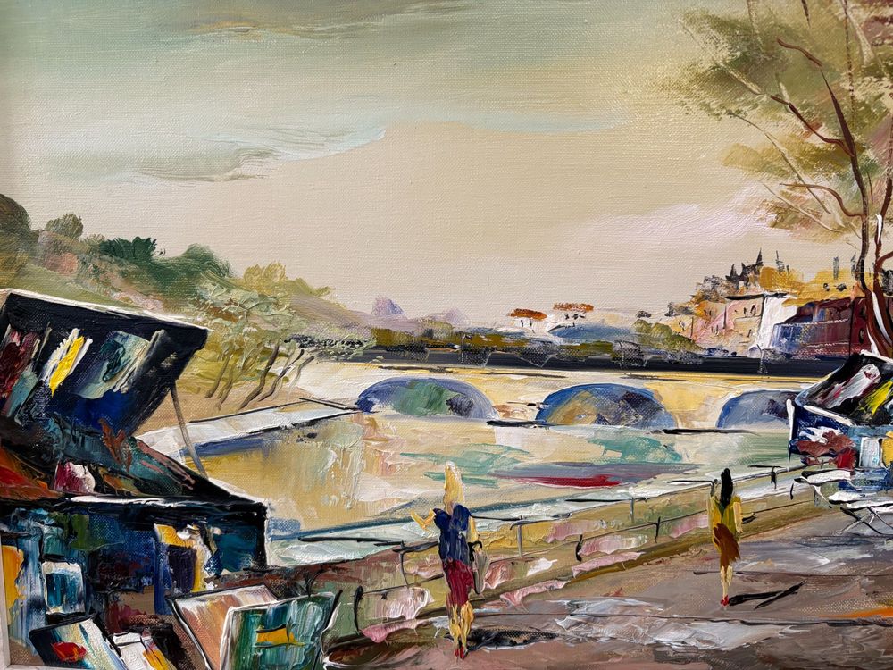 PARIS 1962,un tableau formidable! Strasse 86cmbreitx51cmhoch (Gebraucht ...