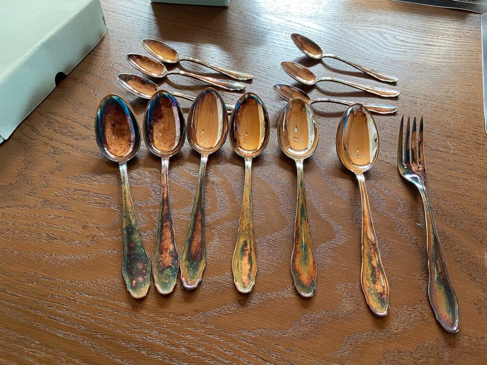 Silberbesteck (Gebraucht) in Mühleberg für CHF 7 – mit Lieferung auf Ricardo kaufen