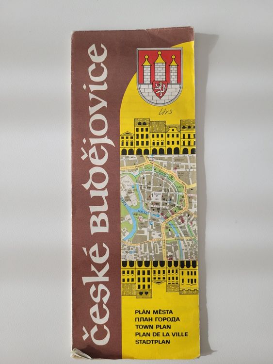 Stadtplan Budweis (Tschechien) 1980 | Kaufen auf Ricardo