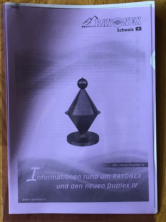 RAYONEX Duplex IV Bioresonanz Elektrosmog biofeldformend (Gebraucht) in ...