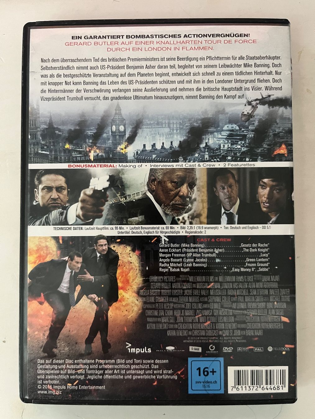 London has Fallen (2016) DVD 📀 (Neu (gemäss Beschreibung)) in Sierre ...
