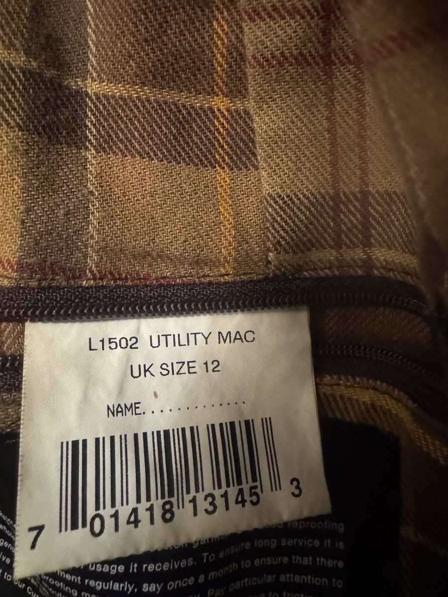 Barbour Utility Mac Jacket - Brown, Size 12 - Great Find! (Gebraucht ...