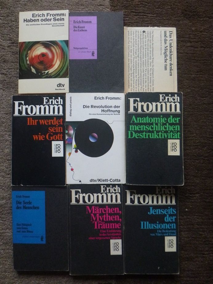 8 Bücher von Erich Fromm (Gebraucht) in Diessenhofen für CHF 20 – mit ...
