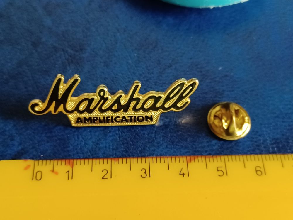 Rarer Pin MARSHALL AMPLIFICATION. Mit Verschluss (Gebraucht) in ...
