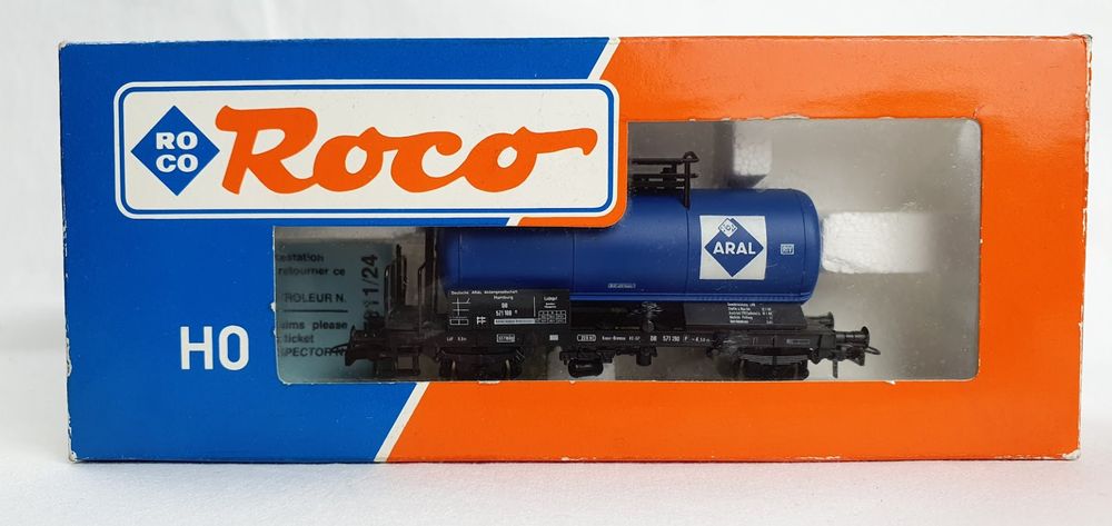 Roco XXXX DB Z Kesselwagen mit Bremserbühne "Aral" (Gebraucht) in Seon ...