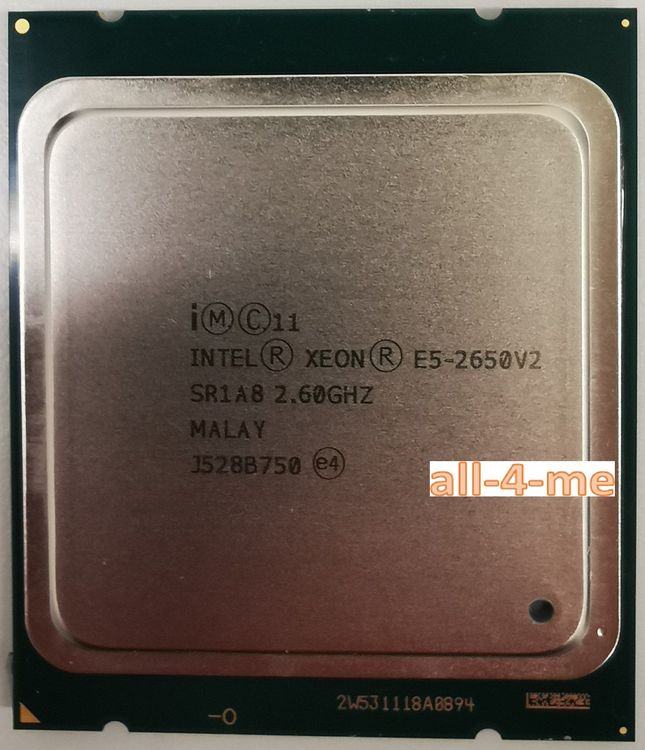 Intel® Xeon® Proz E5-2650 V2 2,6GHz 8C/16T 20MB Cache (Gebraucht) in ...
