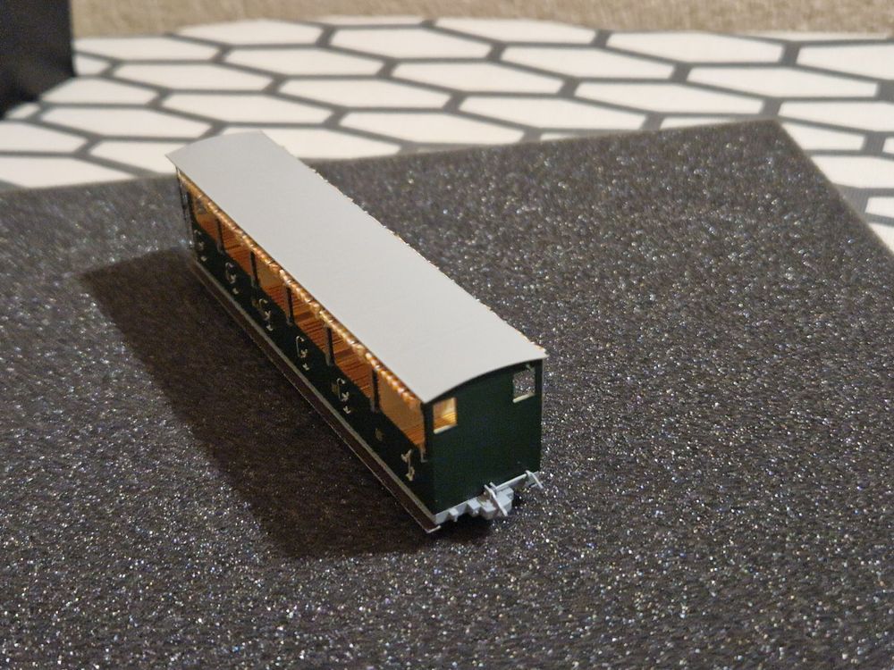 HRF WAB Personenwagen BC 3 + BC 6 H0e Wengernalpbahn (Neu (gemäss ...