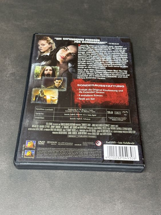 Jennifer’s Body DVD – Unrated Extended Version FSK 18 (Gebraucht) in ...