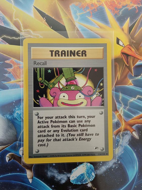 Recall - Vintage Pokémon TCG Karte | Kaufen auf Ricardo