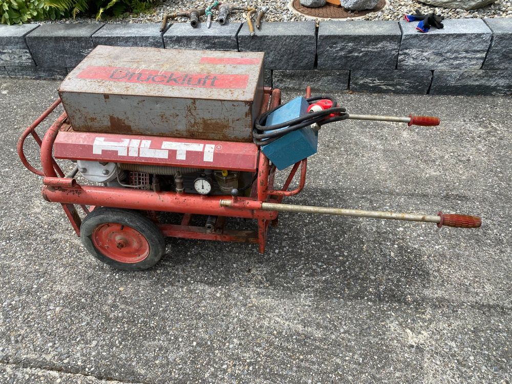 Druckluft Kompressor "HILTI" D-K 550 / 380 Volt / Bauj. 1973 (Gebraucht ...