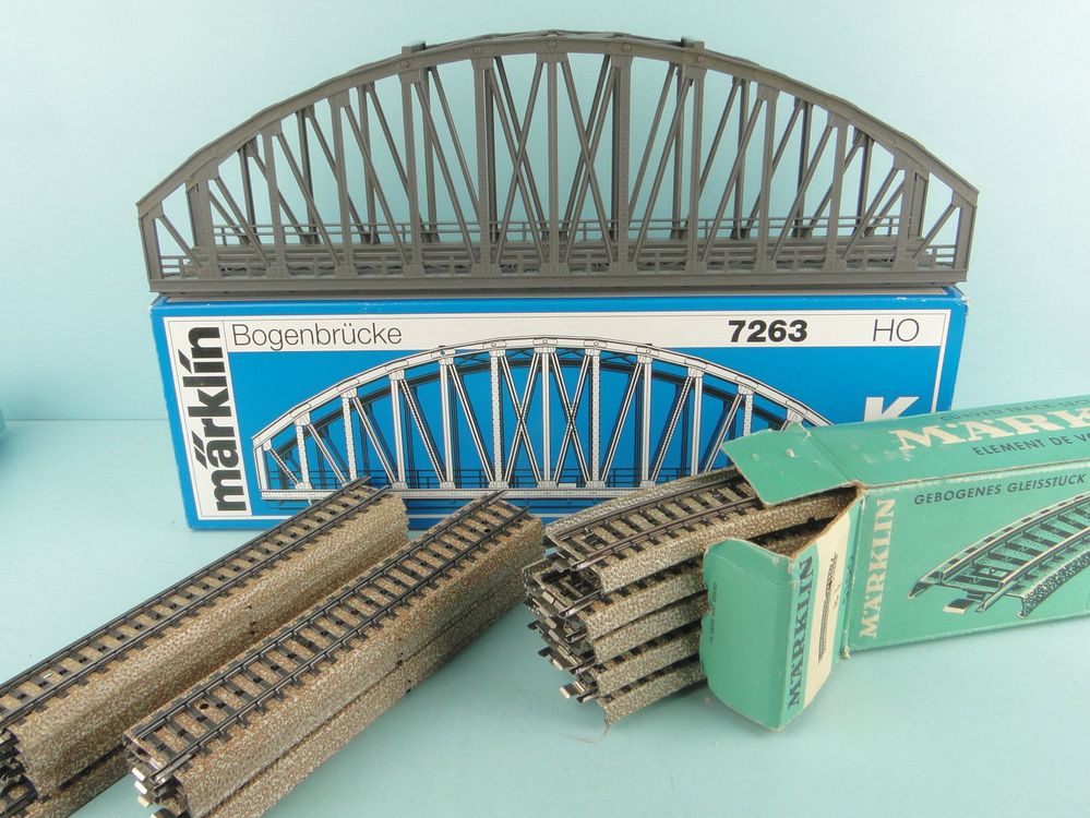 Märklin 7263 H0 Brücke + 20 Gleisstücke | Kaufen auf Ricardo