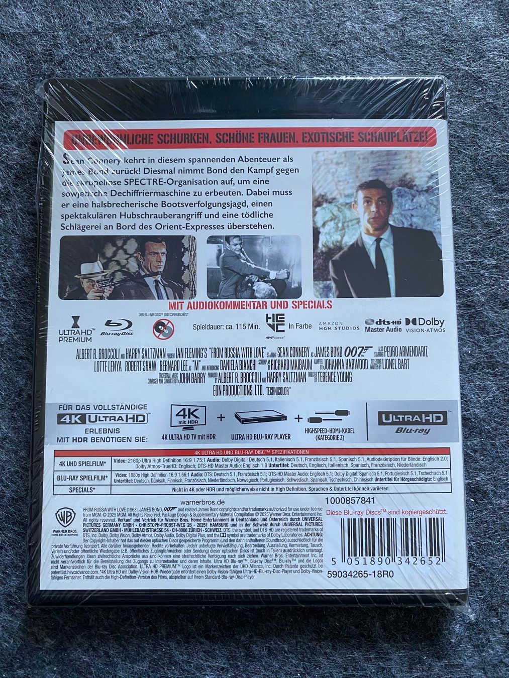 James Bond 007 - Liebesgruesse aus Moskau - 4K UHD Neu (Neu und ...