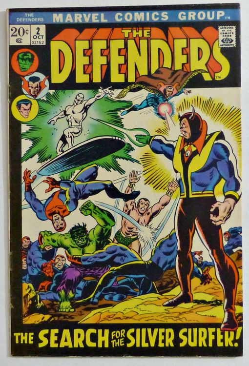 DEFENDERS #2 SILVER SURFER JOINS 🔑 KEY ISSUE MARVEL 1972 (Gebraucht) in ...