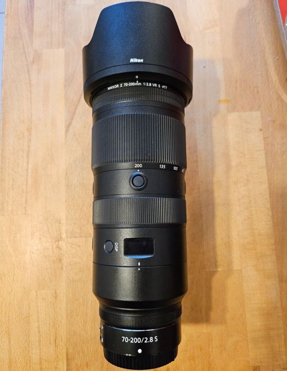 Nikon Nikkor Z 70-200 mm f/2,8 VR S Zoomobjektiv-Digitalkame (Neu und originalverpackt) in ...