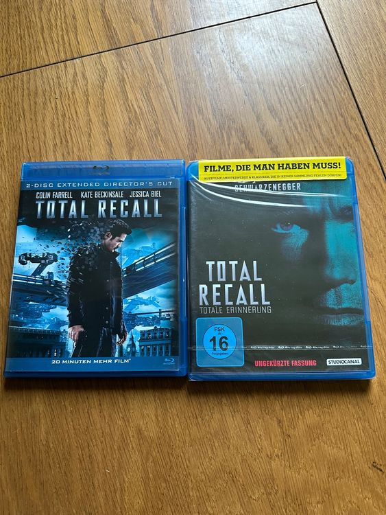 Total Recall, Original + Remake Bluray OVP (Gebraucht) in Benken ZH für ...