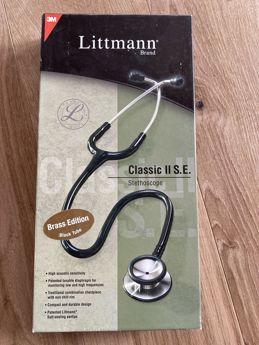 Littmann Classic II S.E. Stethoskop Schwarz/Gold - Neuwertig (Gebraucht ...