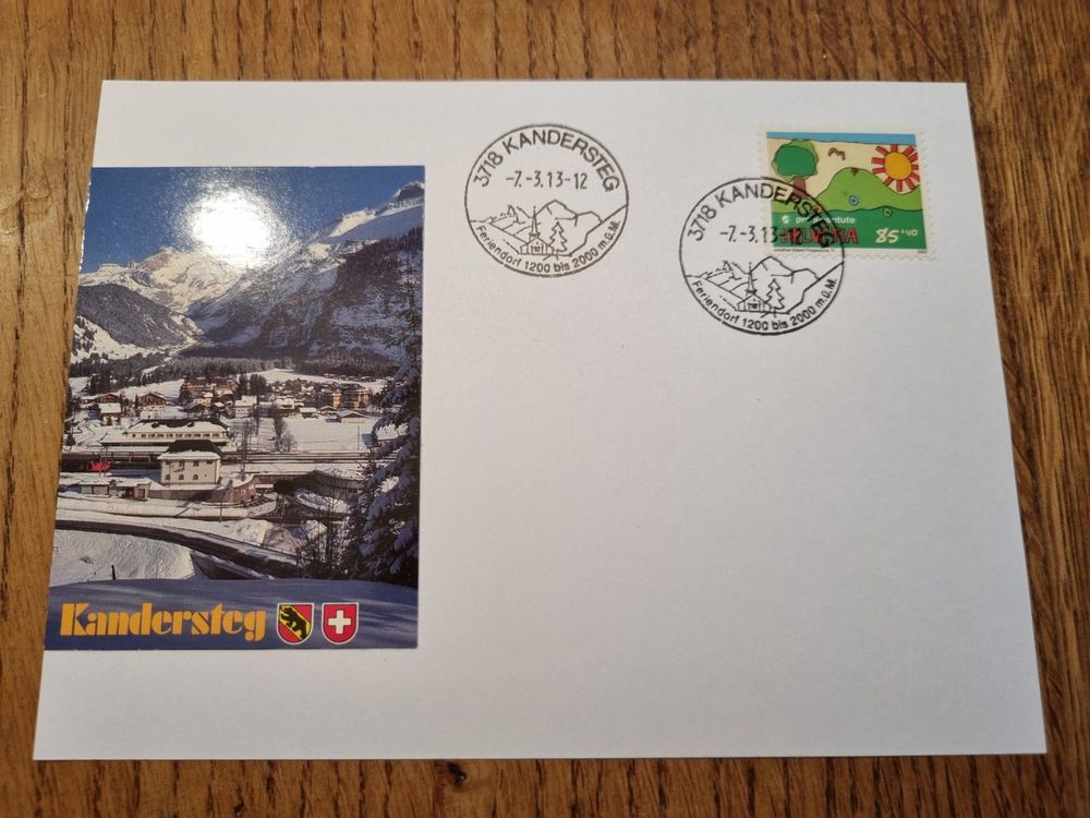 2013 Karte Motiv Kandersteg (Gebraucht) in Arni AG für CHF 3 – mit Lieferung auf Ricardo kaufen