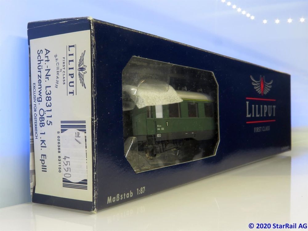 Liliput L383115 ÖBB Schürzenwagen 11331 1. Klasse Epoche III (Neu ...
