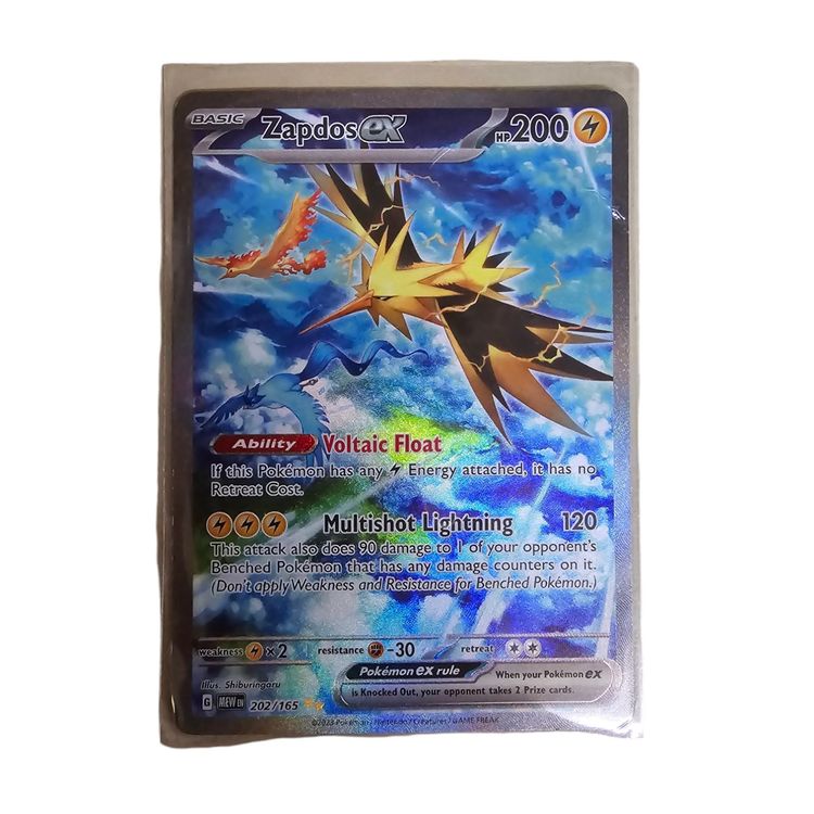 Carte Pokemon Zapdos EX 202/165 (Gebraucht) in Lausanne für CHF 49.9 ...