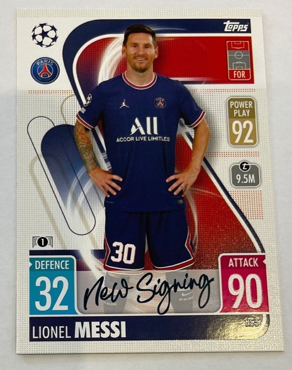 Match Attax 2021/22 NS 5 - Lionel Messi (Gebraucht) in Lengwil für CHF ...