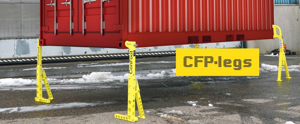 Confoot CFP Set / Containerstützen seecontainer bis 30 To | Acheter sur Ricardo
