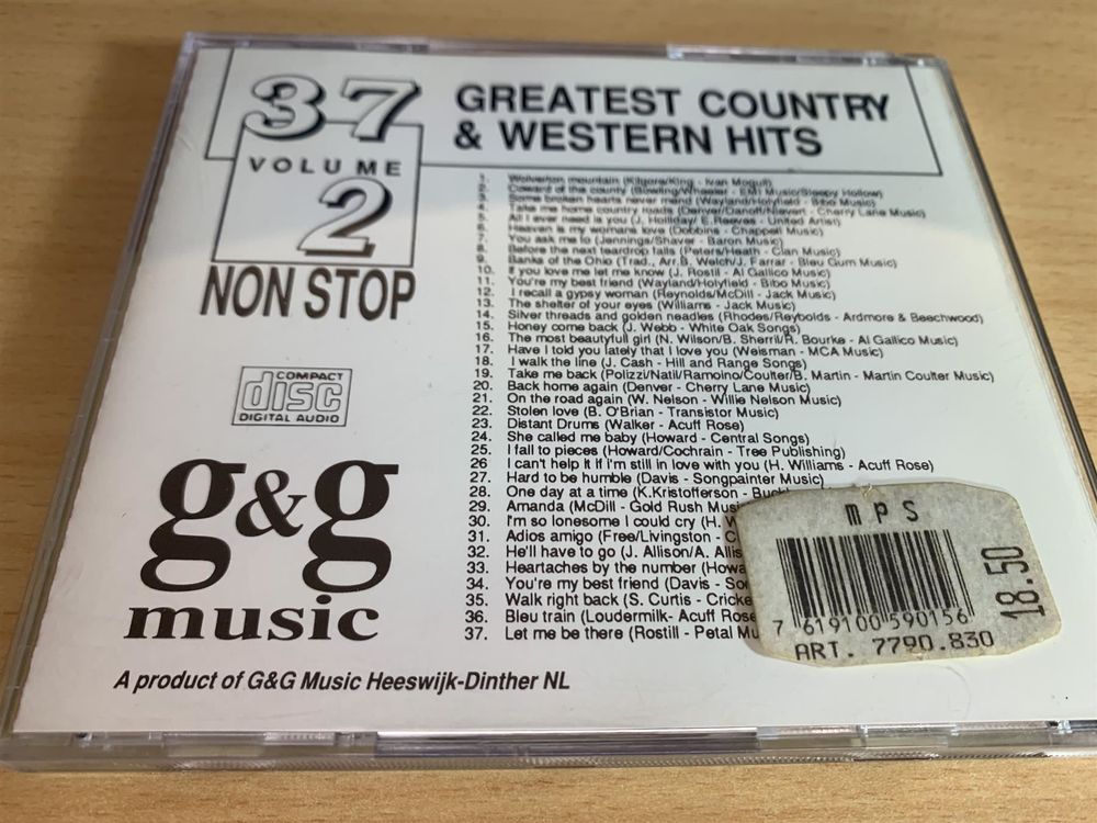 37 Greatest Country & Western Hits Vol 2 (Gebraucht) in Rikon im ...